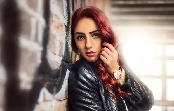 Wallpaper look, girl, face, pose, portrait, makeup for mobile and ...