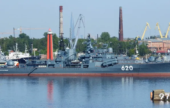 Download wallpaper squadron, destroyer, Museum ship, the project 956 ...