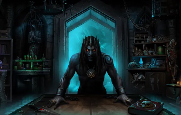 Download wallpaper the game, game, Roguelike, Iratus Lord Of The Dead ...