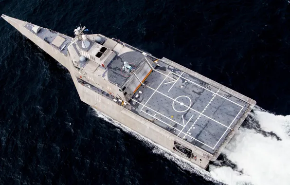 Wallpaper Trimaran, US NAVY, LCS-4, USS Coronado, The littoral combat ...