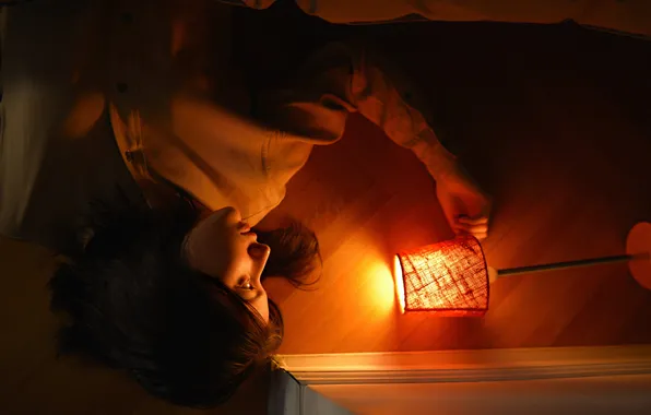 Wallpaper portrait, lamp, photoshoot, Alexander Strelkov for mobile and ...