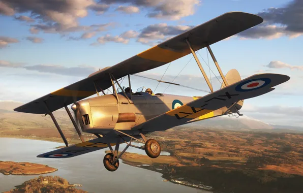 Wallpaper UK, training aircraft, royal navy, Adam Tooby, De Havilland ...