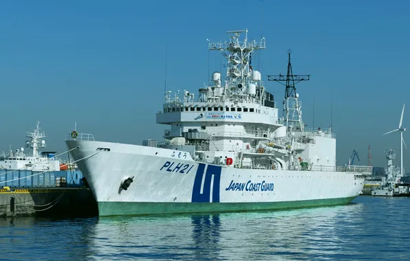 Wallpaper Japan, the coast guard, Time, patrol ship for mobile and ...