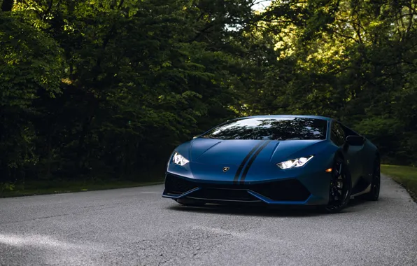 Wallpaper Light, Blue, Shadow, VAG, Huracan, Sight, Lamboghini for ...