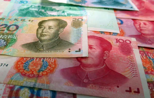 Download wallpaper China, Money, Currency, Banknotes, Yuan, 100 Yuan ...