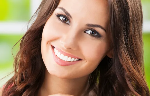 Download wallpaper smile, model, look, section girls in resolution ...