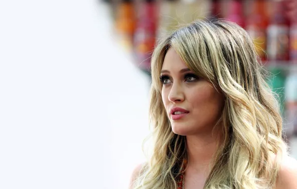 Download wallpaper girl, model, portrait, actress, singer, Hilary Duff ...