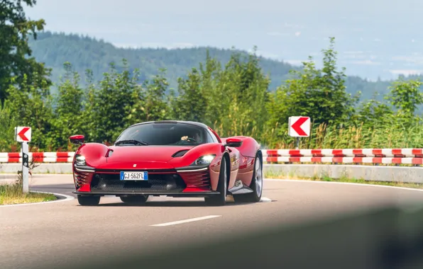 Wallpaper Ferrari, supercar, front view, Ferrari Daytona SP3 for mobile ...