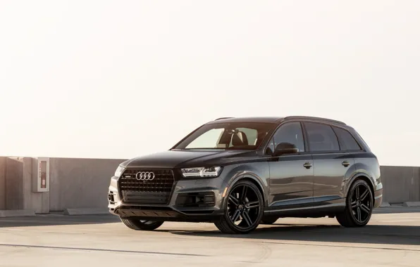 Wallpaper Audi, Sunset, Vossen, VAG, Graphite images for desktop ...