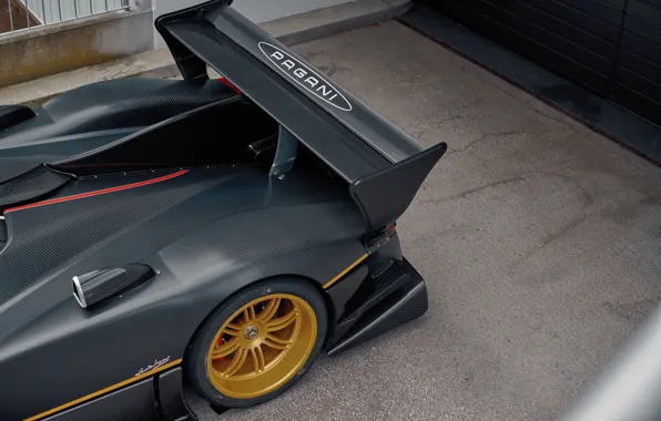 Download wallpaper Pagani, Pagani Zonda R, close-up, Zonda, rear wing ...