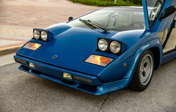 Wallpaper Lamborghini, Countach, front view, LP5000 S, Lamborghini ...