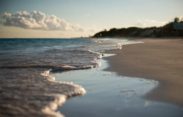 Wallpaper sand, macro, spring, surf, Anguilla images for desktop ...