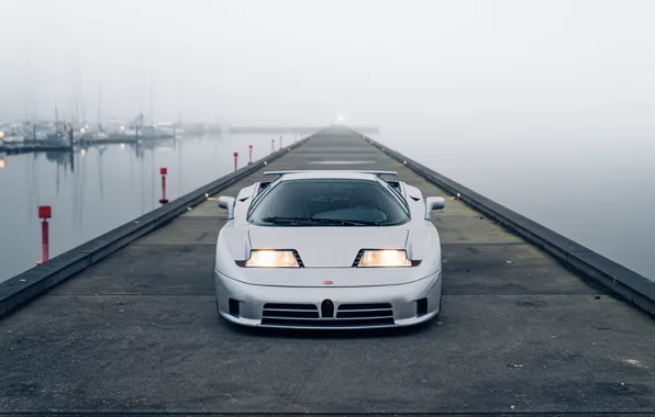 Download wallpaper Bugatti, front, headlights, Bugatti EB110 GT, EB 110 ...