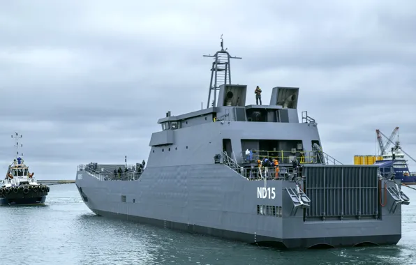 Download wallpaper ship, landing, ND15, Angolan Navy, section weapon in ...