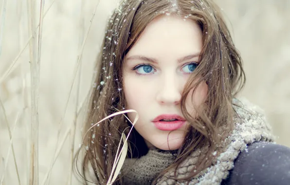 Wallpaper Look Snow Model Ana Carolina For Mobile And Desktop Section девушки Resolution