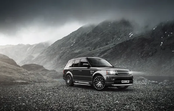 Wallpaper lights, black, land rover, auto, landscape, romania, range ...