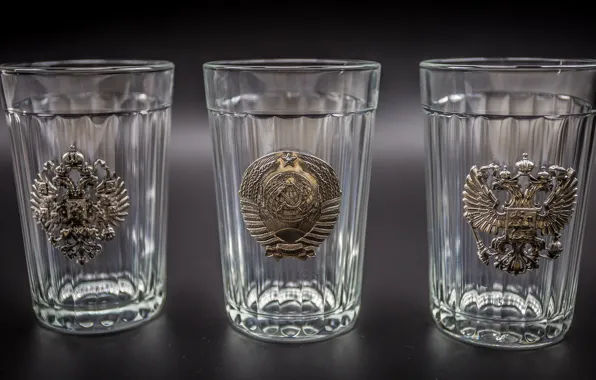 Download wallpaper The dark background, The Coat Of Arms Of The Russian ...