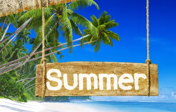 Wallpaper sea, summer, the sky, clouds, nature images for desktop ...