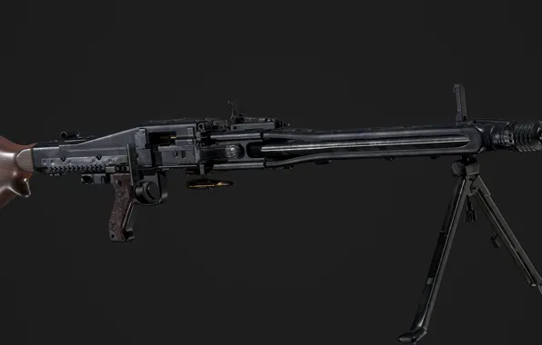 Wallpaper MG-42, Machine gun, A single machine gun for mobile and desktop, section оружие ...
