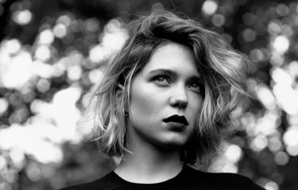 Wallpaper look, model, actress, photoshoot, hair, Lea Seydoux, Lea ...