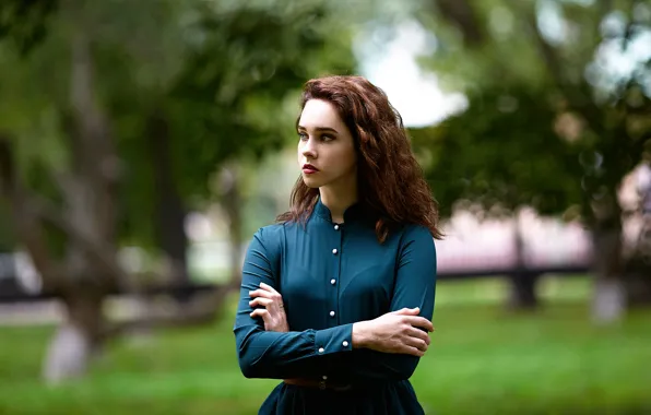 Wallpaper portrait, makeup, dress, Lika, Lika for mobile and desktop ...