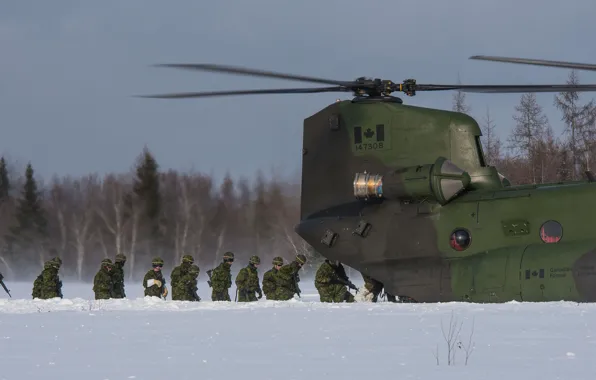 Download wallpaper soldiers, Chinook, CH-147, section men in resolution ...