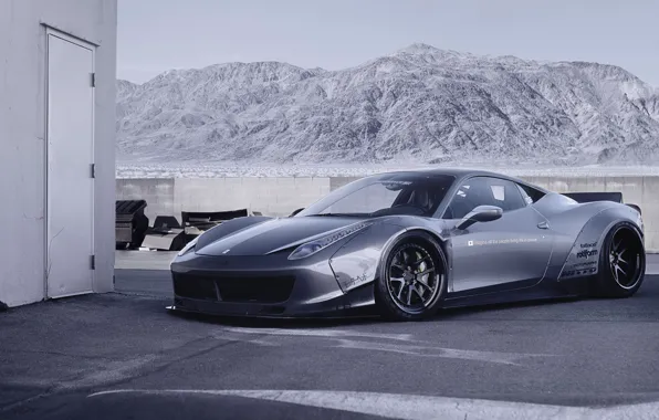 Wallpaper Mountains, Ferrari, Ferrari, Landscape, Car, 458, Tuning ...