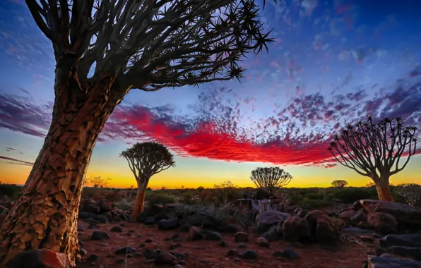Wallpaper Sky, Namibia, Pallette, Keetmanshoop images for desktop ...