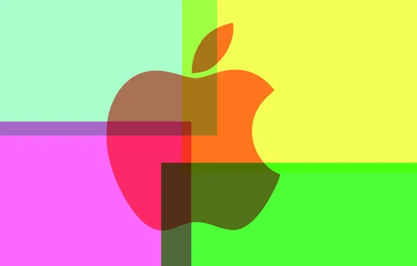 Wallpaper computer, color, apple, Apple, rainbow, mac, phone, gadget ...