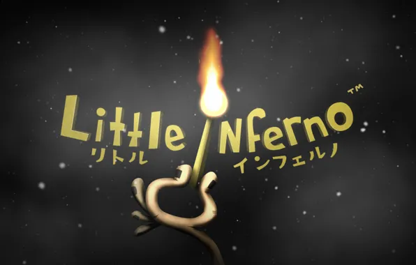 Download wallpaper snow, fire, Little Inferno, section games in ...