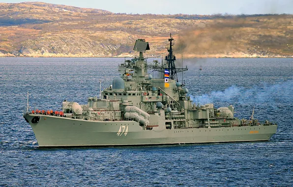 Wallpaper destroyer, the project 956, Admiral Ushakov for mobile and ...