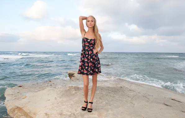 Wallpaper Girl Dress Model Blonde Nancy Ace For Mobile And Desktop