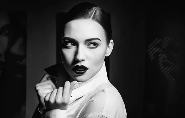 Wallpaper girl, portrait, shirt, Marianna Petrushevskaya, Marianna ...
