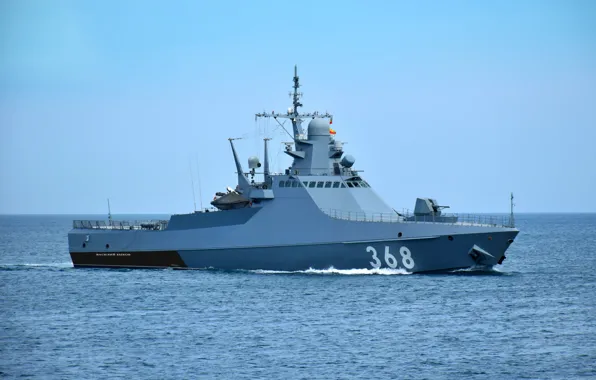 Wallpaper ship, patrol, guard, Vasily Bykov for mobile and desktop ...