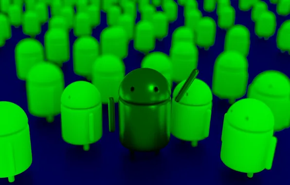 Wallpaper Android, logo, render, Blender images for desktop, section hi ...