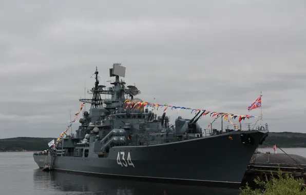 Wallpaper squadron, destroyer, the project 956, Admiral Ushakov for ...