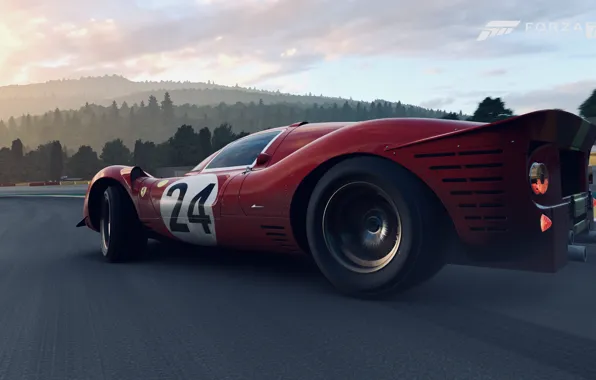 Download wallpaper HDR, Ferrari, Drift, Legend, Game, Ferrari 330 P4 ...