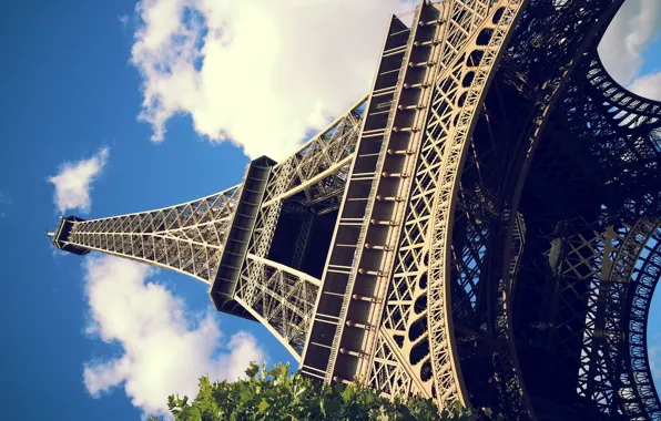 Wallpaper summer, Paris, tower for mobile and desktop, section город ...