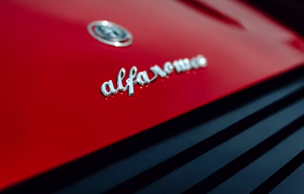 Download wallpaper Alfa Romeo, close-up, 1967, badge, Alfa Romeo 33 ...