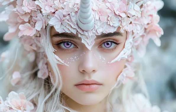 Wallpaper look, girl, pose, AI art, neural network for mobile and ...