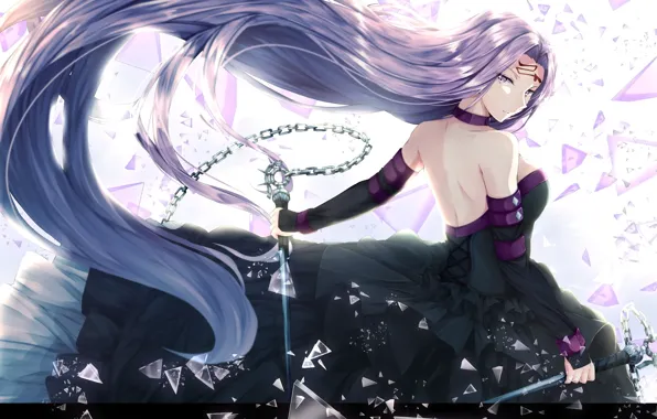 Wallpaper girl, anime, art, Ryder, Fate Stay Night, Rider for mobile ...