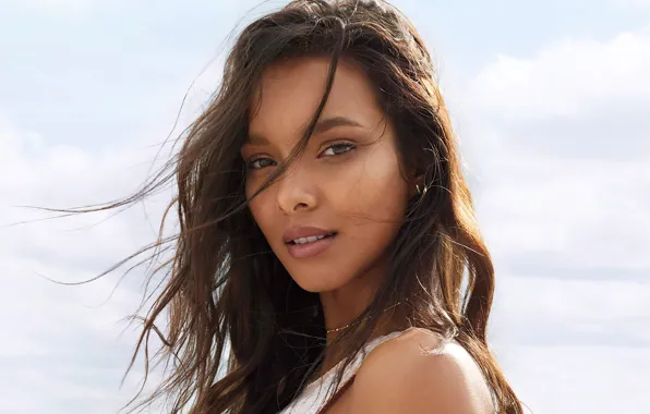 Wallpaper look, girl, light, hair, brunette, mulatto, Lais Ribeiro for ...