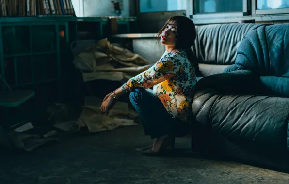 Wallpaper look, pose, room for mobile and desktop, section девушки ...