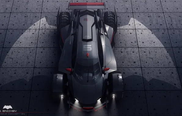 Wallpaper wings, car, batmobile concept for mobile and desktop, section ...
