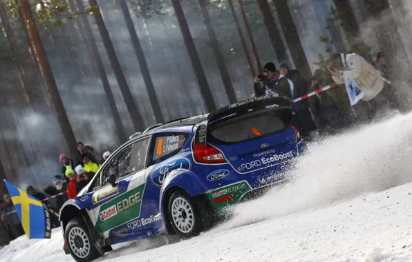 Wallpaper snow, 2012, Sweden, ford, Sweden, rally, rally, wrc, snow ...