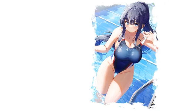 Download Wallpaper Girl Hot Sexy Wet Pool Boobs Sexy Girl Anime