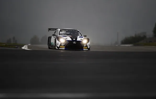 Wallpaper overcast, track, Lexus, turn, 2017, RC F GT3 for mobile and ...