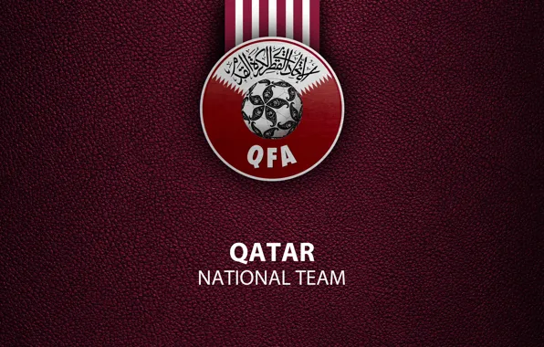 Download wallpaper wallpaper, sport, logo, football, Qatar, National ...