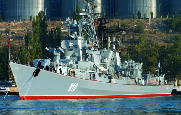 Wallpaper ship, pier, Quick-witted, guard, project 61 for mobile and ...