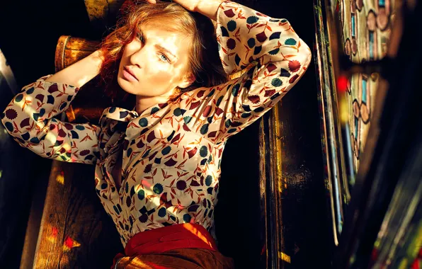 Wallpaper the beauty, redhead, Victoria Zhuzha for mobile and desktop ...